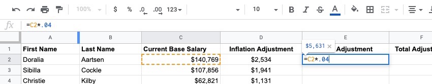 Annual Compensation Reviews with Google Sheets (Free Template)