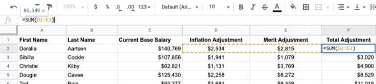 Annual Compensation Reviews with Google Sheets (Free Template)