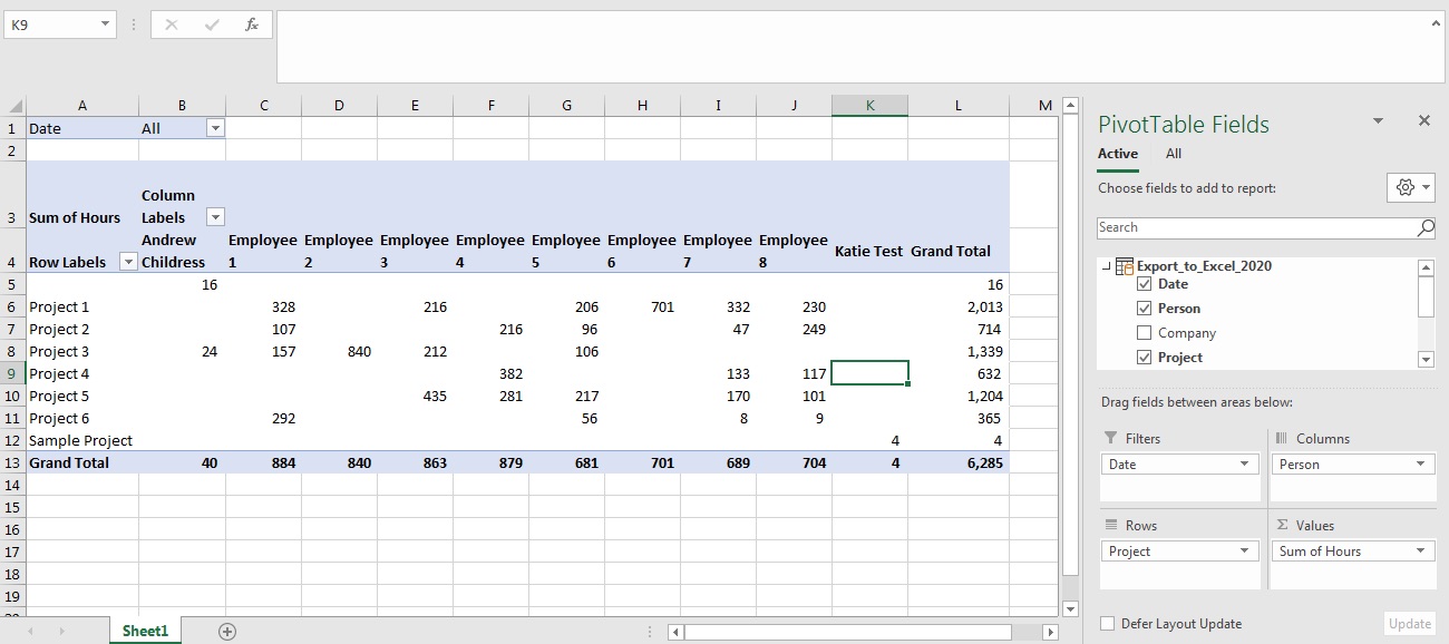 Tutorial Building A Timesheet Automated Report In Excel With Power Query 6452