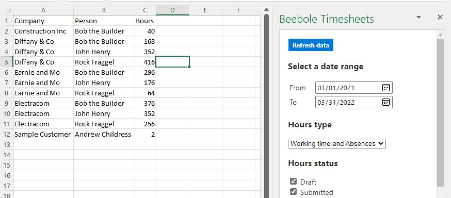 Beebole Timesheet Excel Add-in: Learn how to Install & Use [easy]