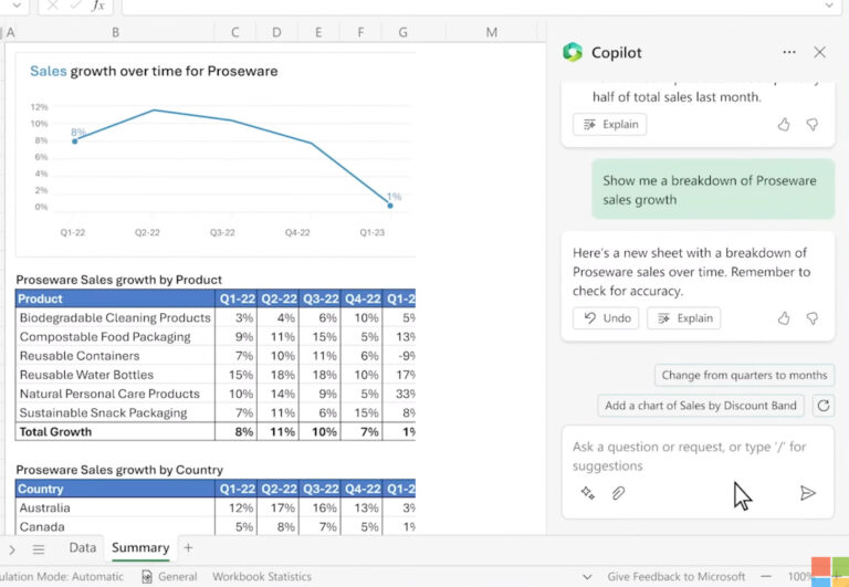 3 Examples of Microsoft Copilot for financial planning and analysis (FP&A)